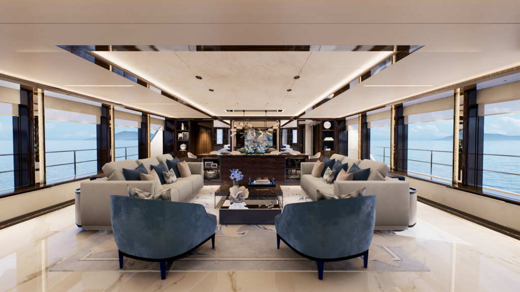 First revail: 60M Serenity interior – Vripack